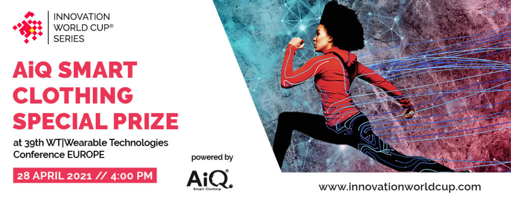 THE TOP3 AiQ SMART CLOTHING INNOVATORS 2021 - Innovation World Cup Series
